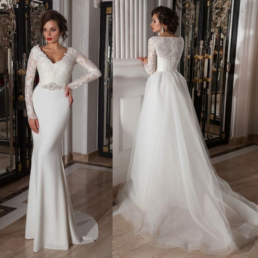10 Convertible, Two-in-One Wedding Gowns That Will Steal The Show ...