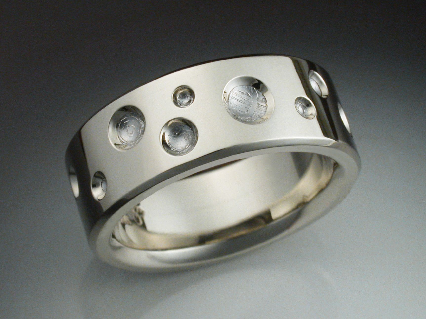 14 Out of This World Meteorite Wedding Bands | PreOwned Wedding Dresses