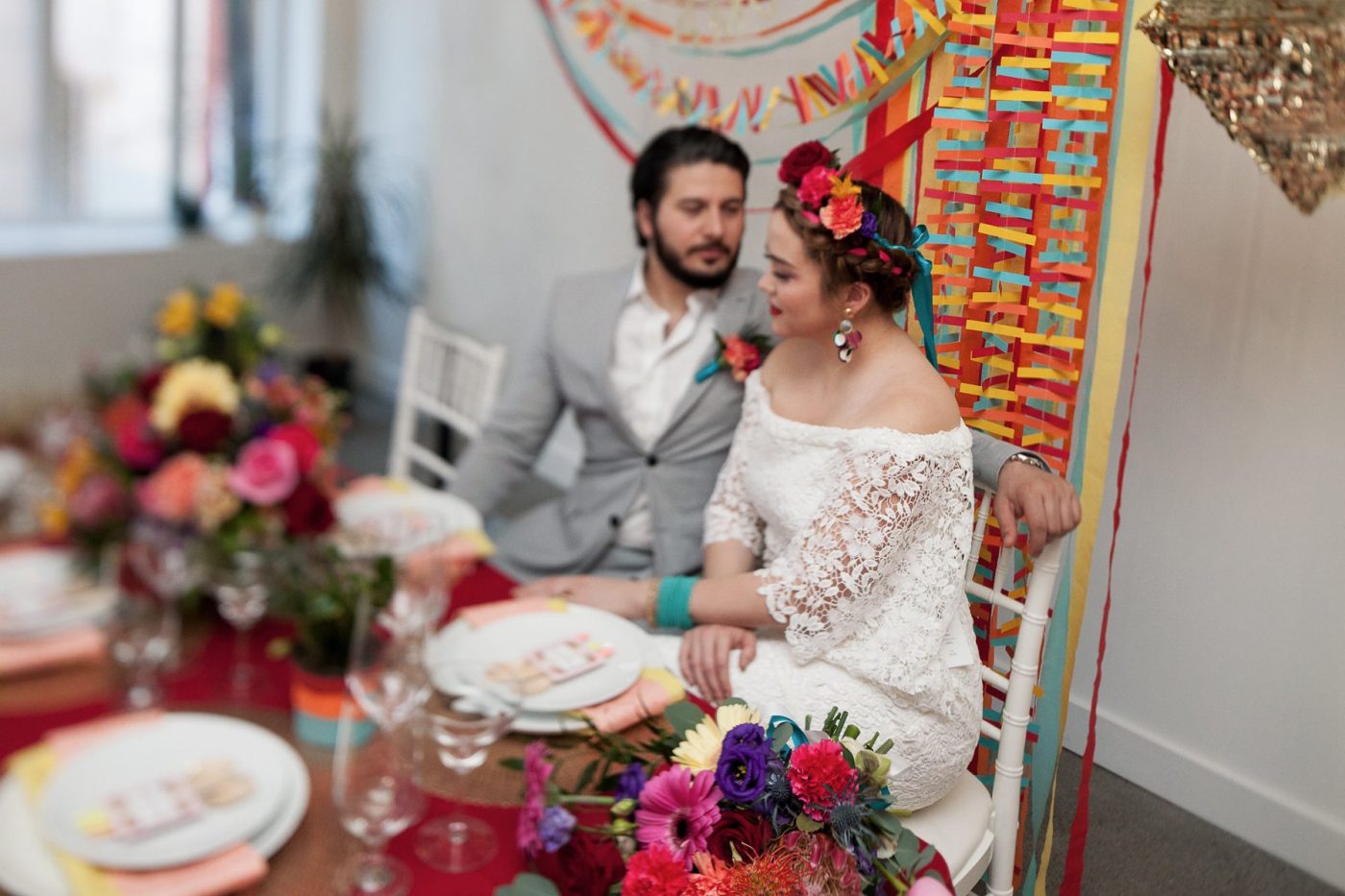 Frida Kahlo Inspired Wedding Spring Shoot | PreOwned Wedding Dresses