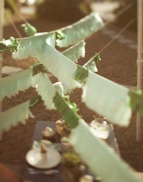 tissue paper wedding decor | PreOwned Wedding Dresses