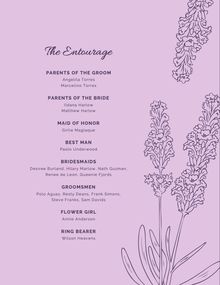 DIY: Making Your Own Wedding Programs on Canva