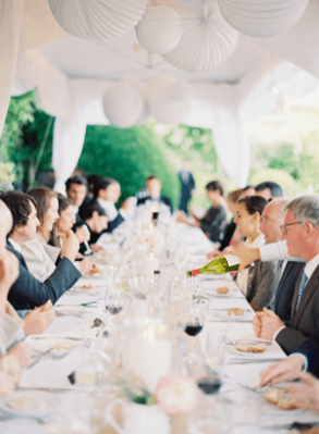 all-white-wedding-reception-details | PreOwned Wedding Dresses