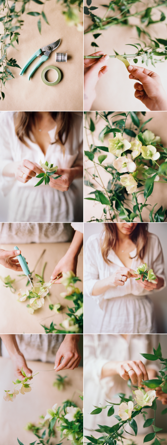 DIY Spring Wedding Garland | DIY Weddings | Oncewed.com