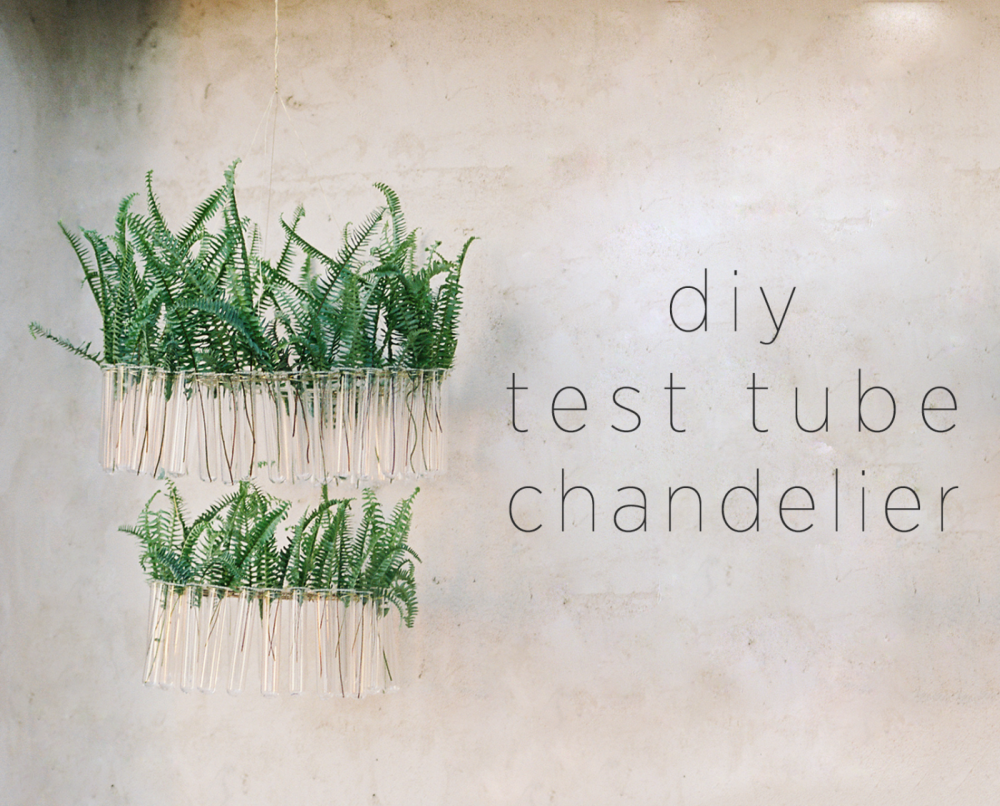 DIY Test Tube Chandelier | DIY Weddings | OnceWed.com