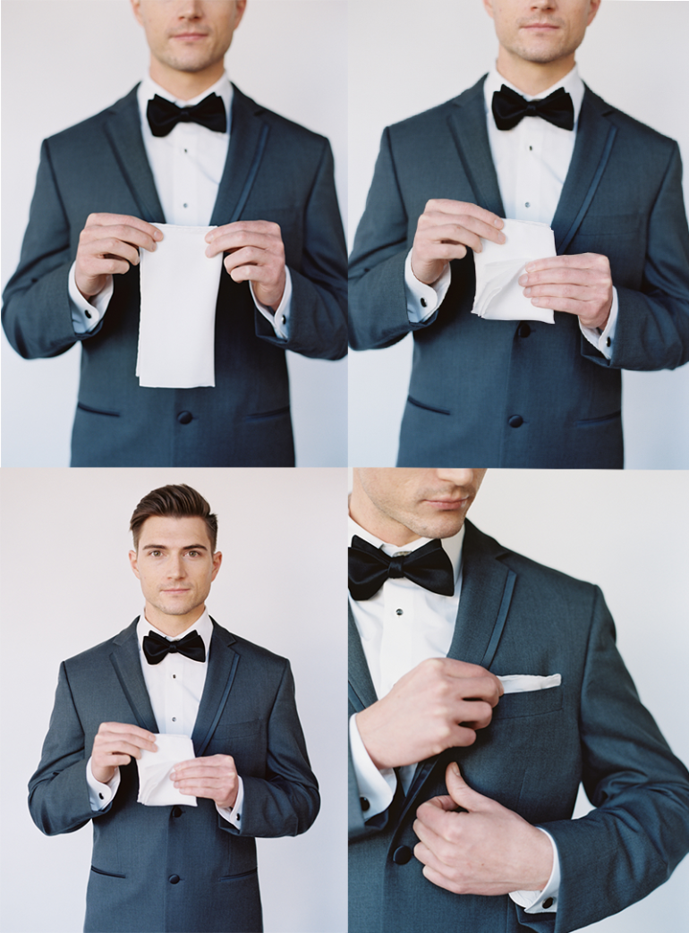 How to Fold a Pocket Square | DIY Weddings | OnceWed.com