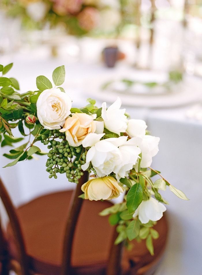 13-rose-chair-garland | PreOwned Wedding Dresses