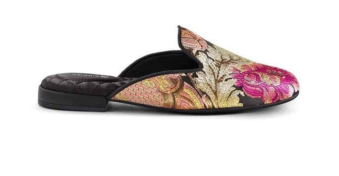 Birdies Floral Jacquard Slides | PreOwned Wedding Dresses